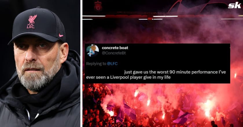 "Worst 90-minute performance" "Waste of space in the squad" - Liverpool ...