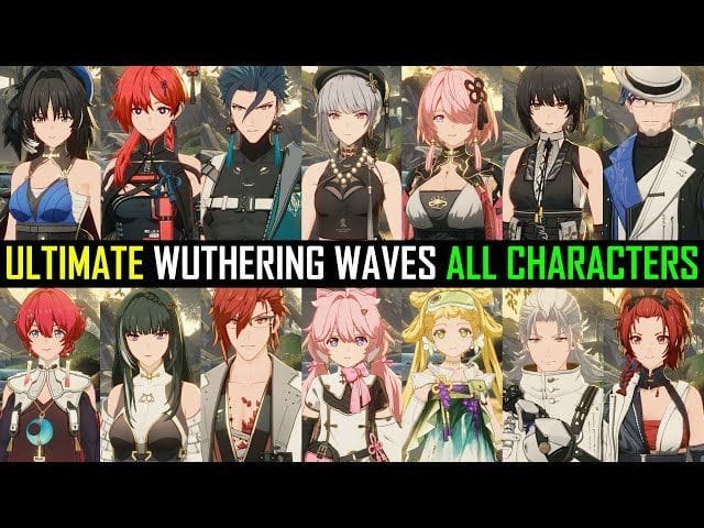 Wuthering Waves closed beta: All characters and their ultimate skills