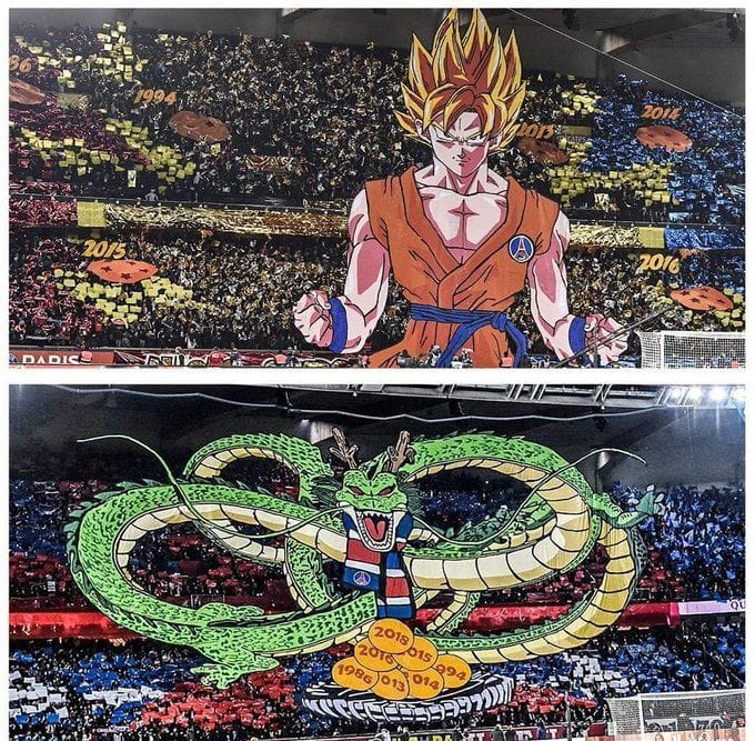 Dragon Ball fans bring Super Saiyan Goku to life at Wydad vs Simba game