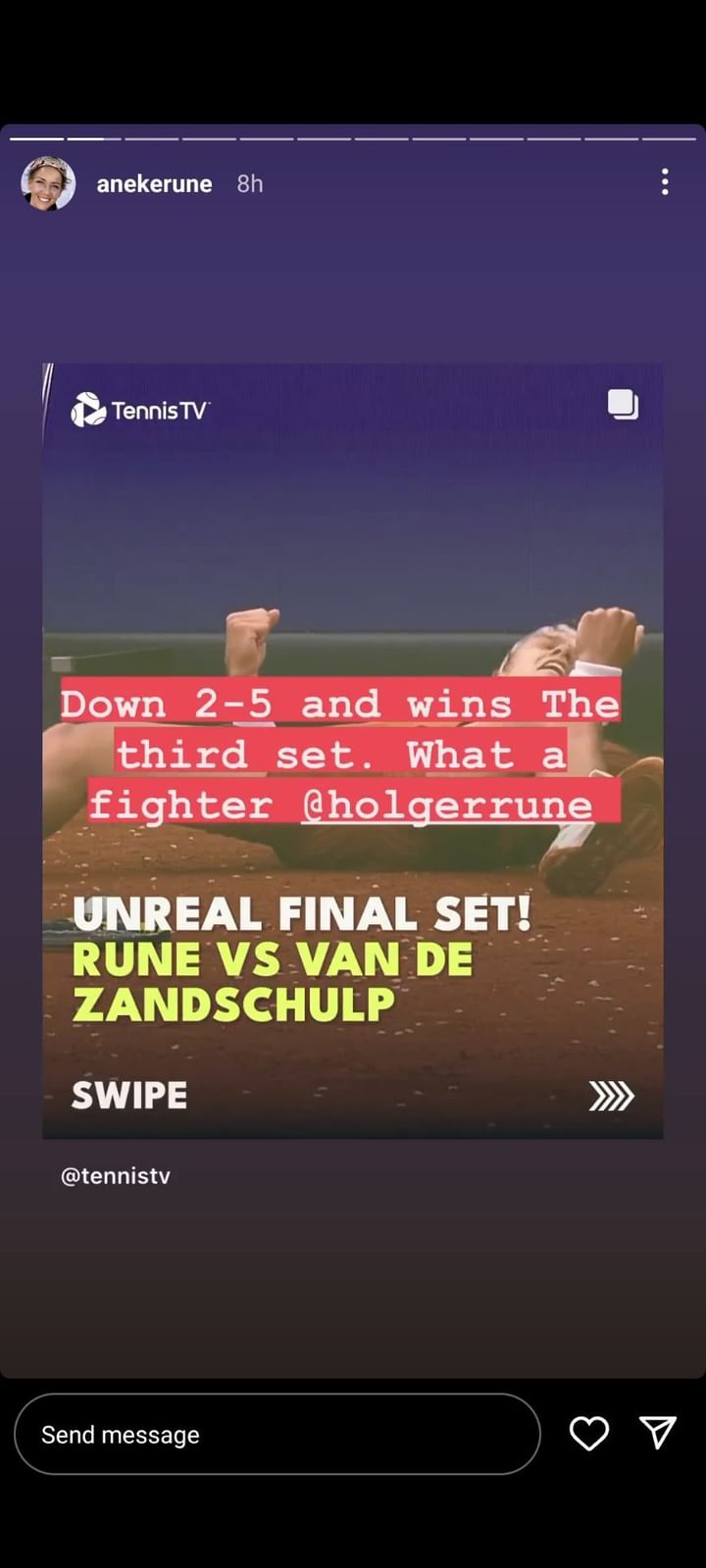 Holger Rune's mother Aneke proud of Dane's final set heroics during Munich triumph