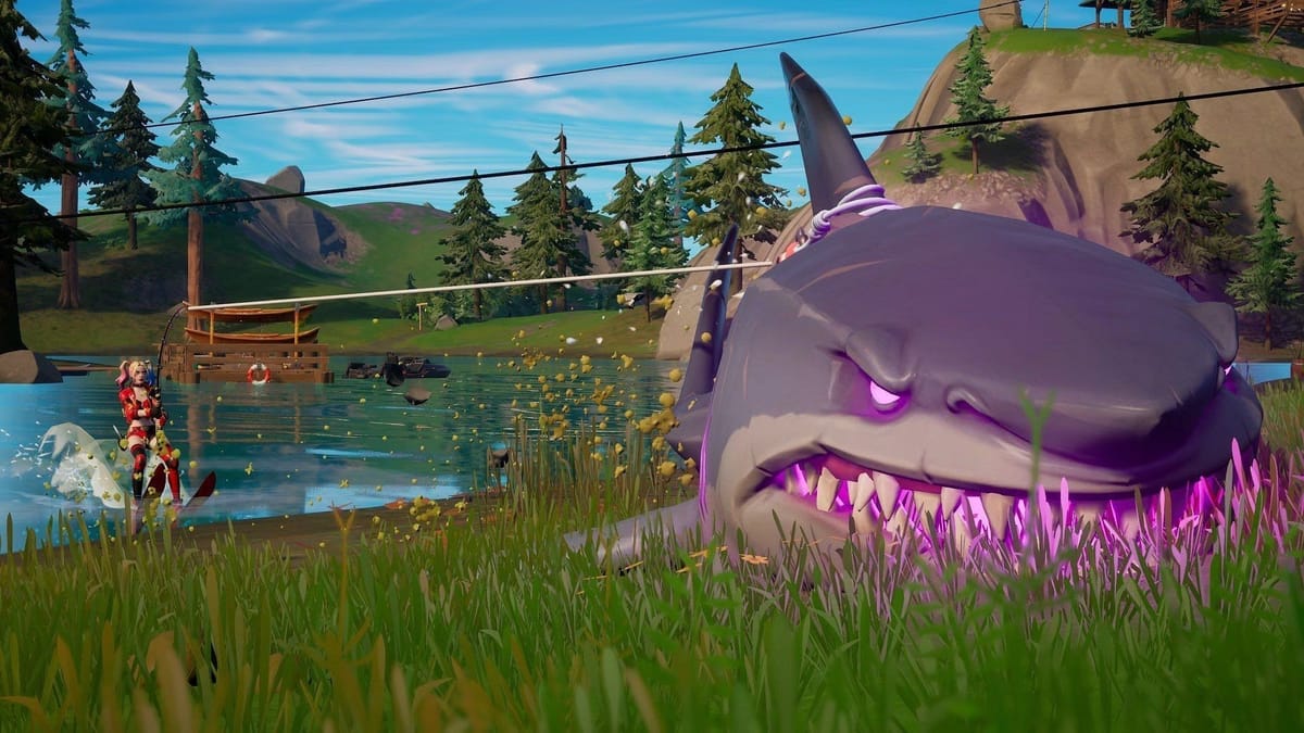 How to ride a Shark in Fortnite Chapter 4