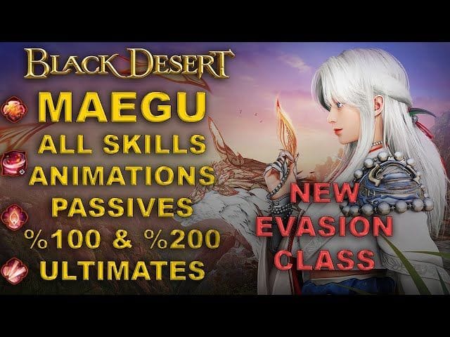 Maegu: Black Desert Online - Maegu class guide: Abilities, combos, crystals, and more