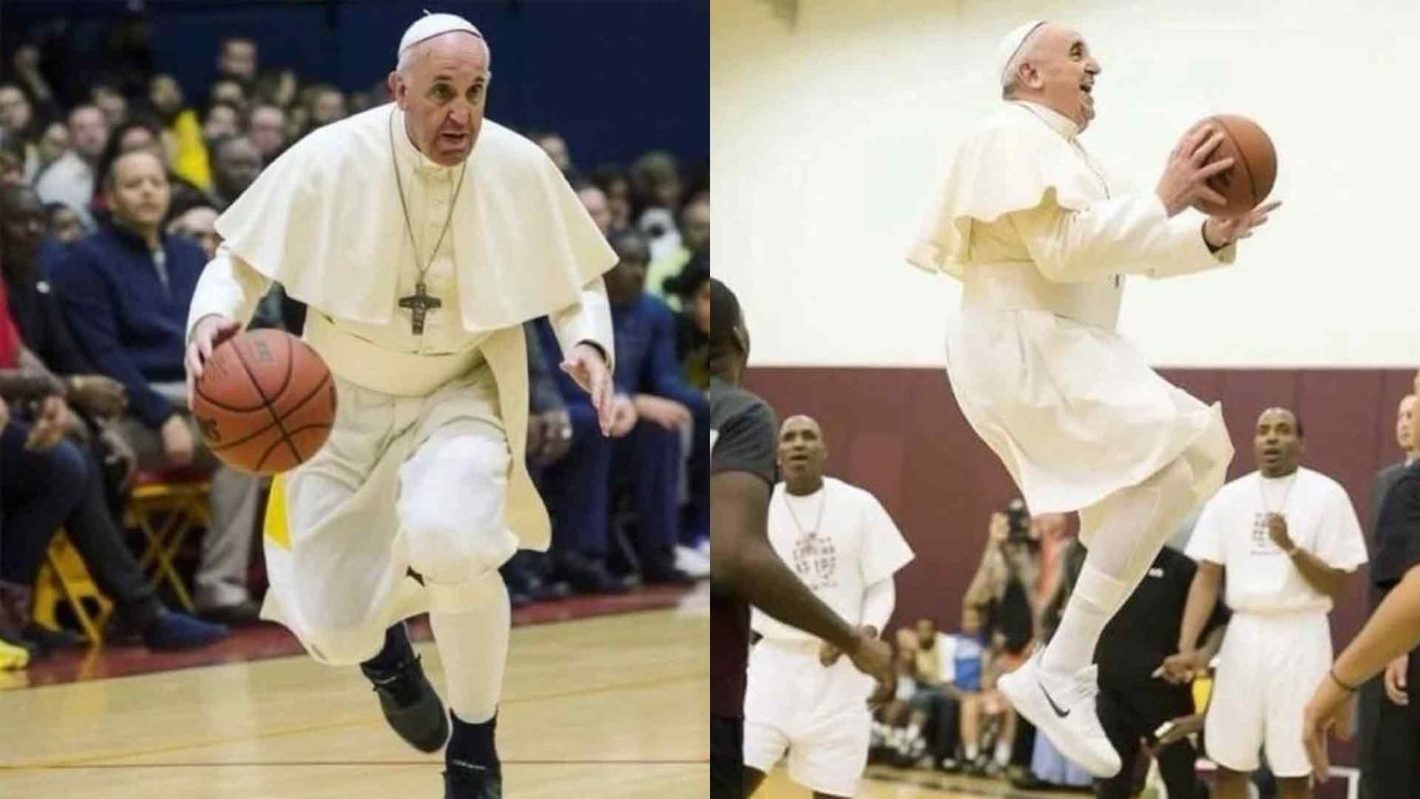AI-generated photos of Pope Francis playing basketball are taking over ...