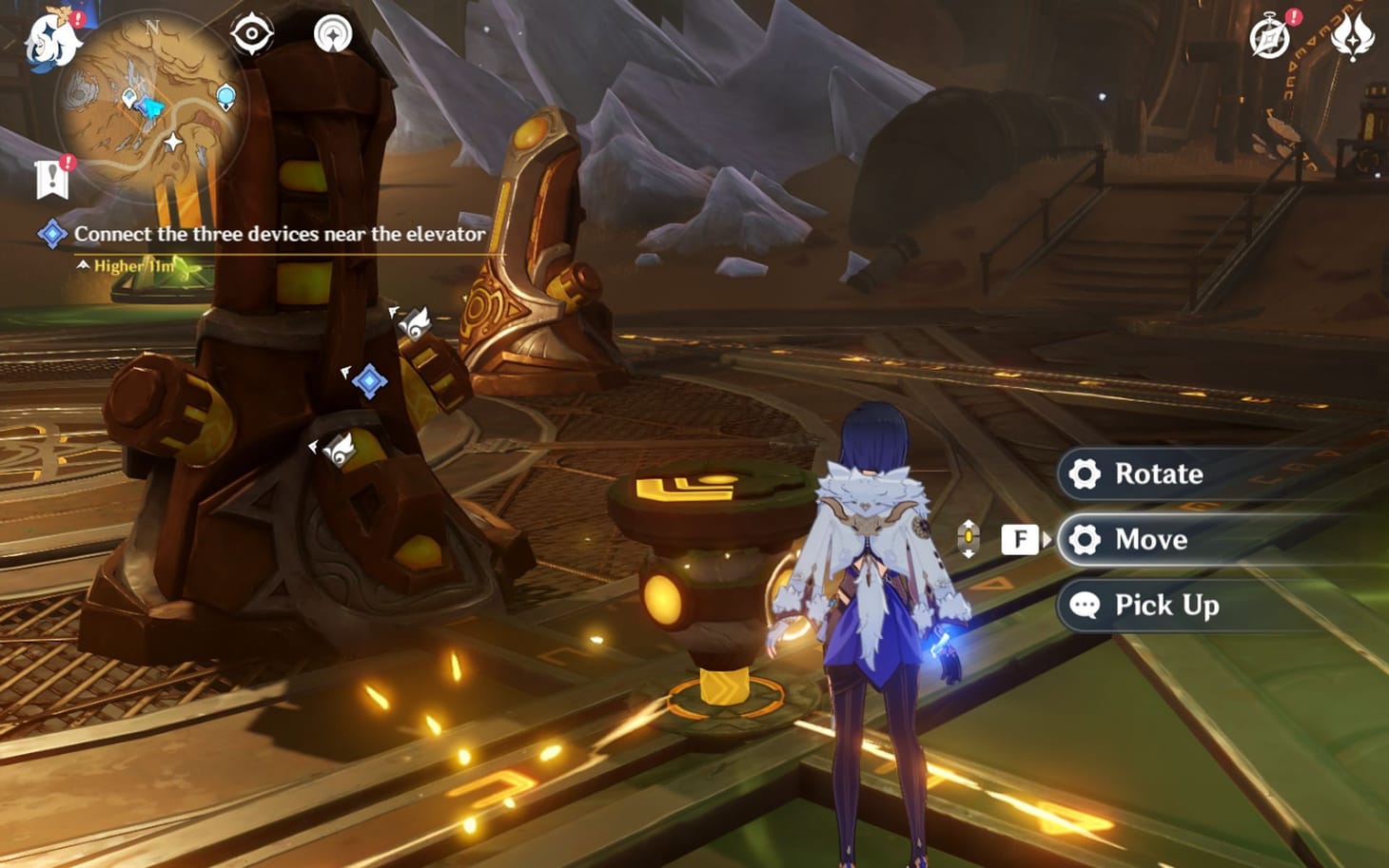 Genshin Impact: Use the Farrwick to link circuit and activate the left ...