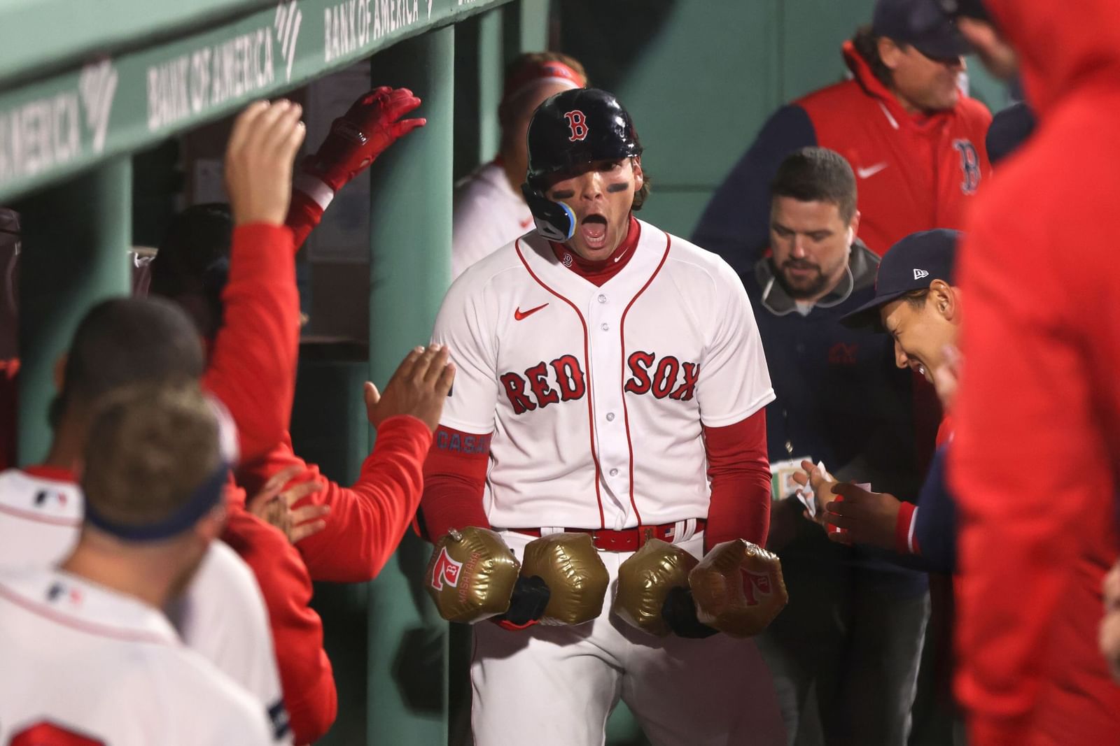 Boston Red Sox fans love Triston Casas' emphatic reaction after 14-pitch walk: "Incredible AB by ...