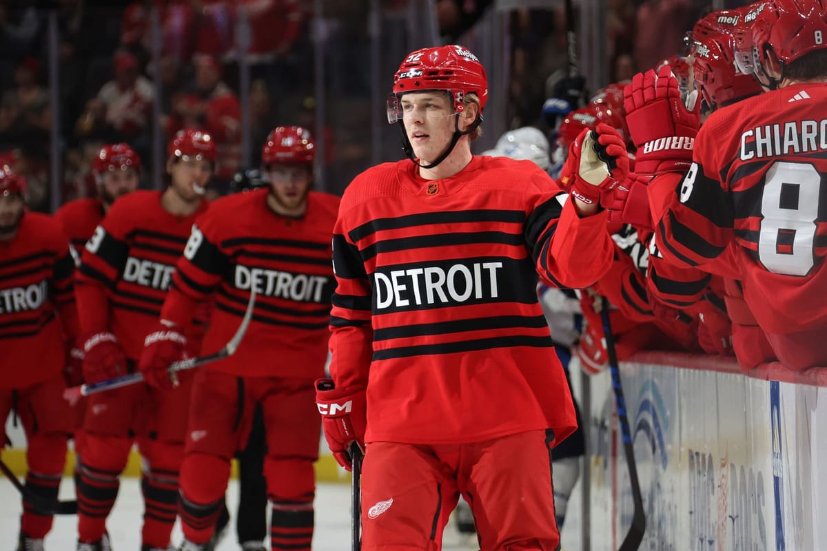 Who will replace Marco Kasper in the Detroit Red Wings lineup? Looking ...