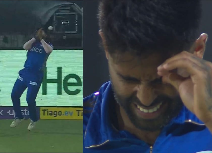 [Watch] Suryakumar Yadav suffers an eye injury after misjudging a catch ...