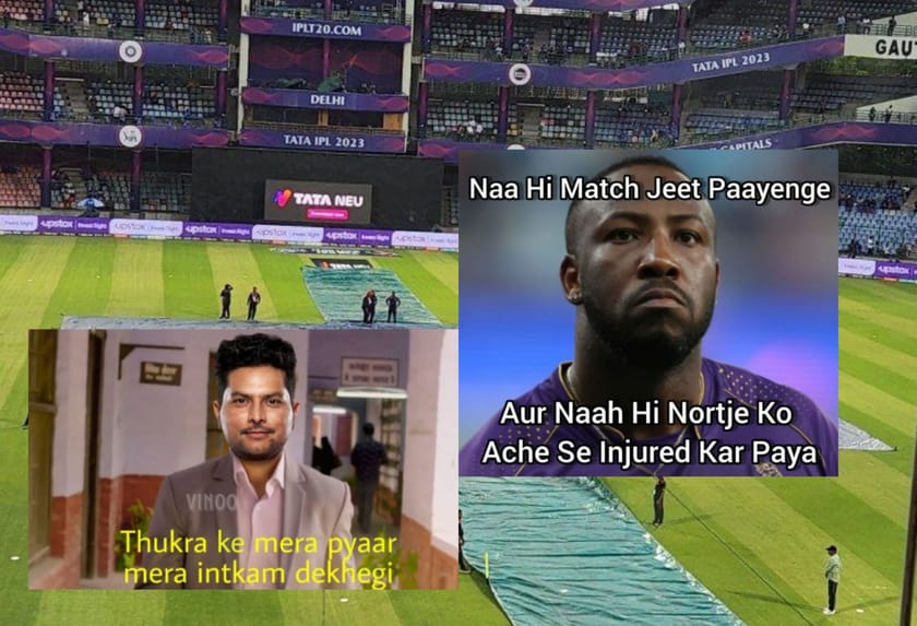 "Absolute joke management"- Fans troll KKR after they bundled out for ...
