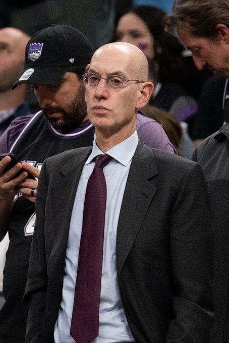 "Watching his game turn into the WWE" - Hilarious Adam Silver memes ...