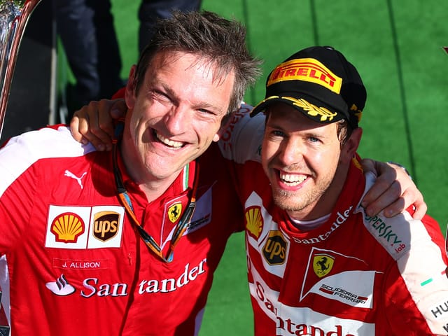 Did James Allison help Sebastian Vettel win his first race for Ferrari?