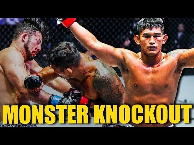 ONE Fight Night 10: Aung La N Sang goes full boogeyman in highlight reel finish of Ken Hasegawa