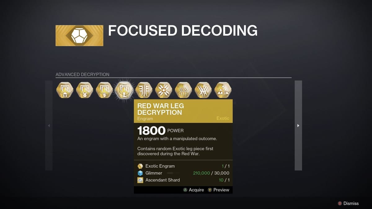 Destiny 2 Season 21 will introduce new ways to focus Exotics for higher ...
