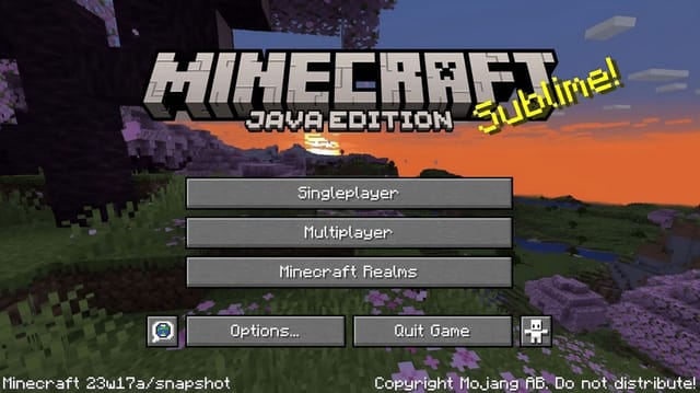 How to download Minecraft 1.20 snapshot 23w17a