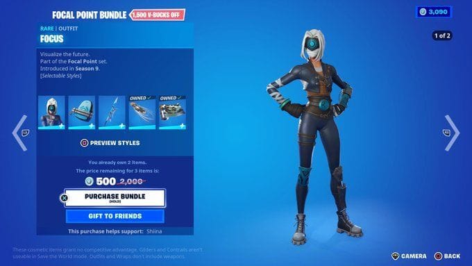 Fortnite is giving away the Focus skin for 500 V-Bucks, but there's a twist