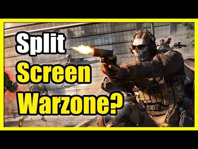 Can you play Warzone 2 in split screen?