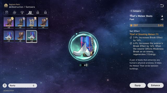 Honkai Star Rail Welt build guide: Best Relics and Light Cones