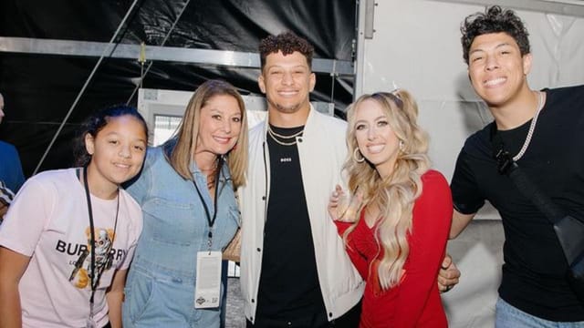 In Photos: Patrick Mahomes and family celebrate with pomp as 2023 NFL ...