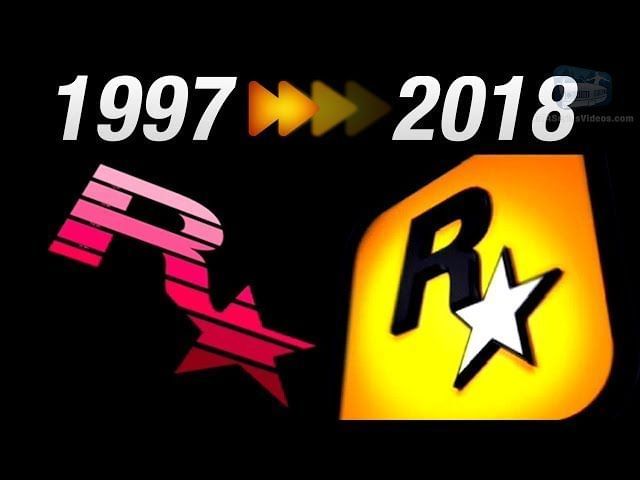 How did GTA's developers create the Rockstar Games logo?