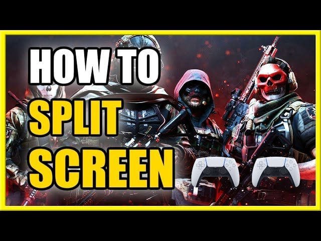 Can you play Warzone 2 in split screen?