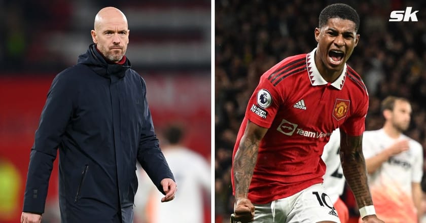"He's had a big impact" - Marcus Rashford heaps praise on Erik ten Hag ahead of Manchester ...