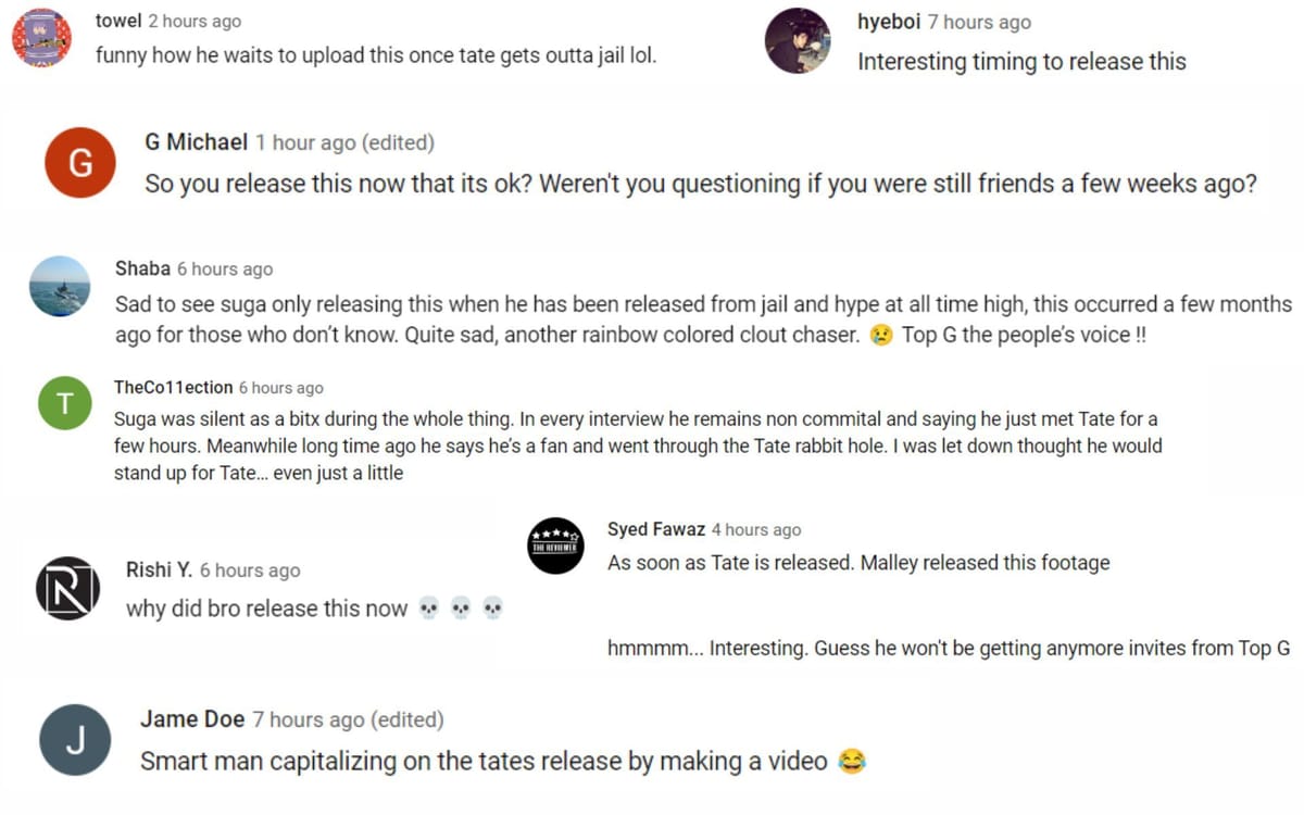 Andrew Tate: Fans lay into "rainbow colored clout chaser" Sean O'Malley ...