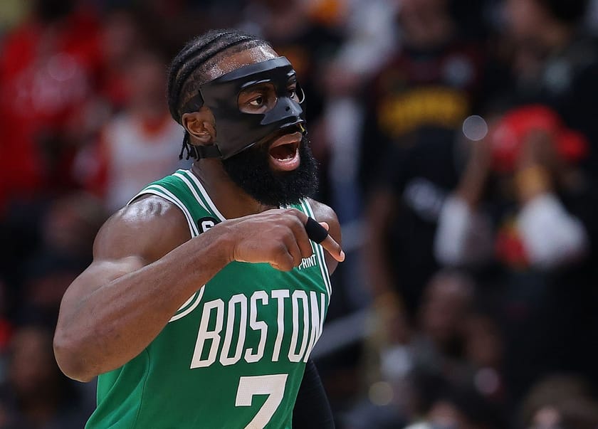 What happened to Jaylen Brown's face? Taking closer look at his injury