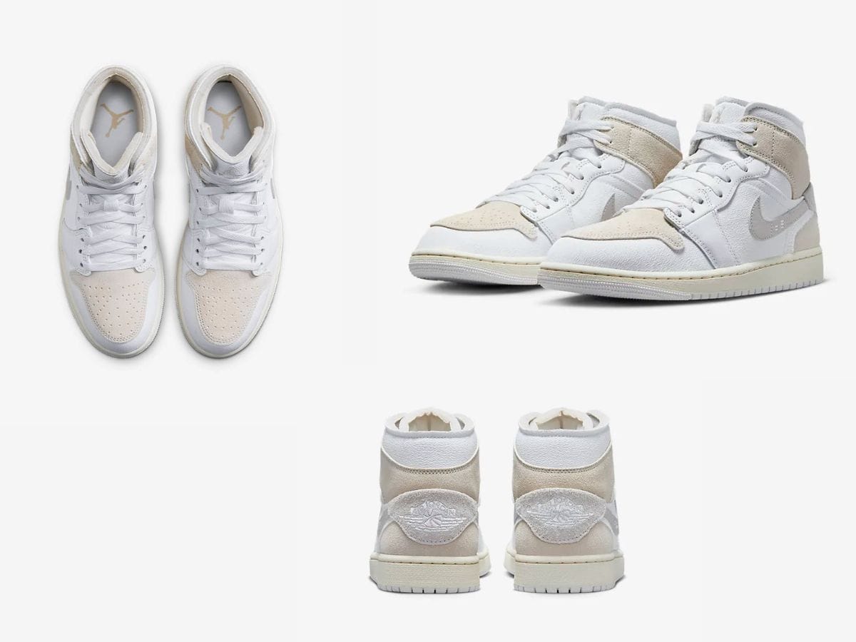 Air Jordan 1 Mid Craft: Nike’s Air Jordan 1 Mid Craft “Light Orewood ...