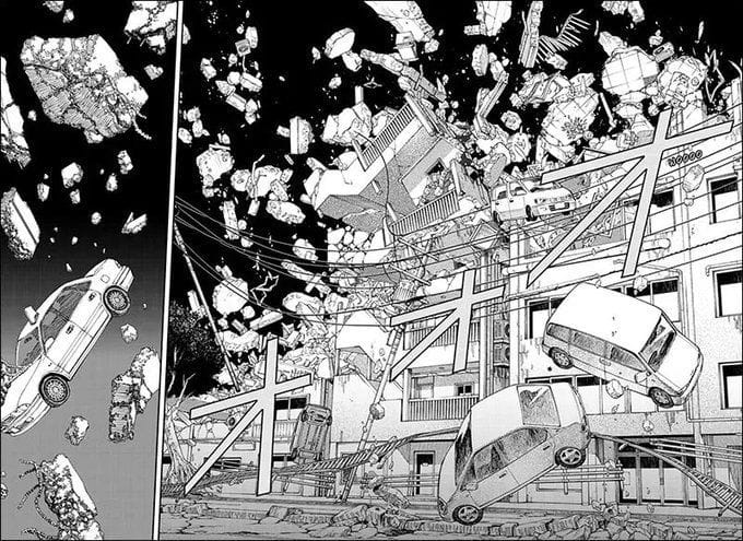 3D model of Chainsaw Man vs Falling Devil brings the battle to life