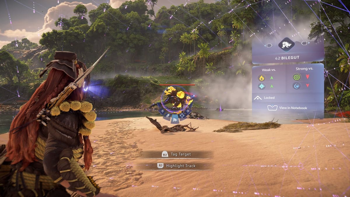 How to easily defeat Bilegut in Horizon Forbidden West: Burning Shores