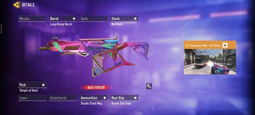 Call of Duty Mobile Sound Obsession Draw: Legendary Peacekeeper MK2 ...