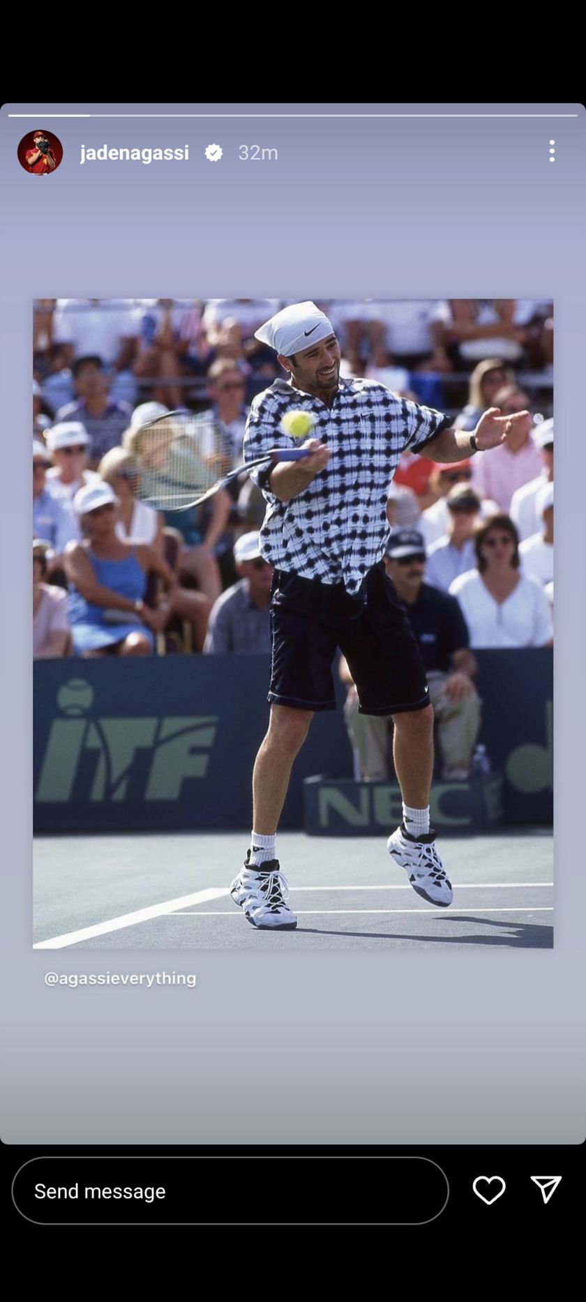 Andre Agassi's son Jaden Agassi revisits his father's 1995 dominant summer