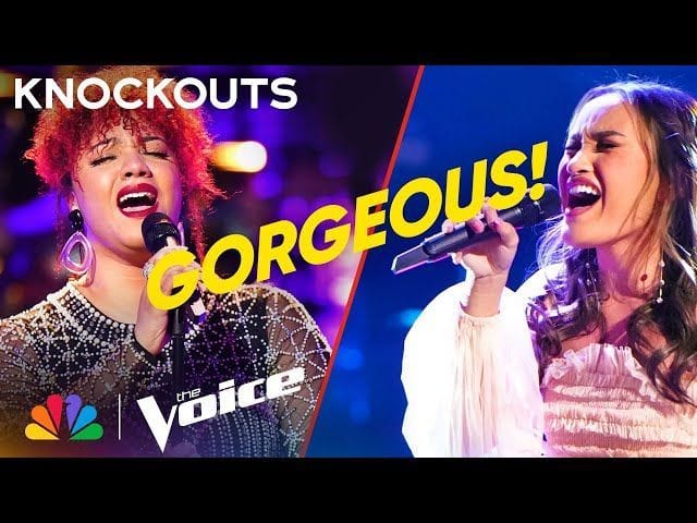 Cait Martin vs. Kala Banham compete in The Voice season 23 Knockouts ...