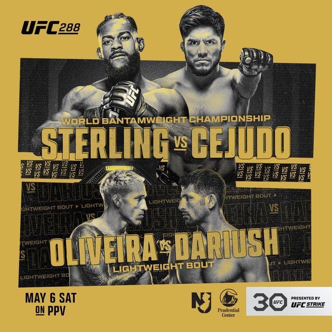 UFC 288: Official poster unveiled for UFC 288