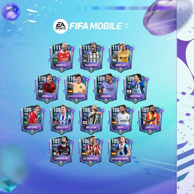 How can FIFA Mobile Fantasy Players cards be upgraded?