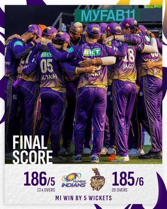 MI vs KKR, IPL 2023: Full List of Award Winners, Player of The Match ...