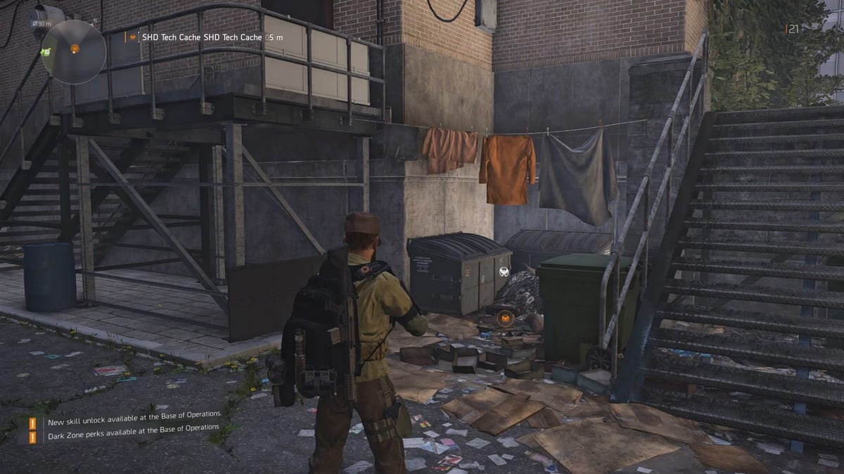 The Division 2 Constitution Hall SHD cache locations