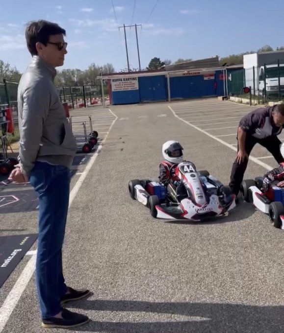 Lewis Hamilton’s number, Charles Leclerc’s kart, Toto Wolff and son ...