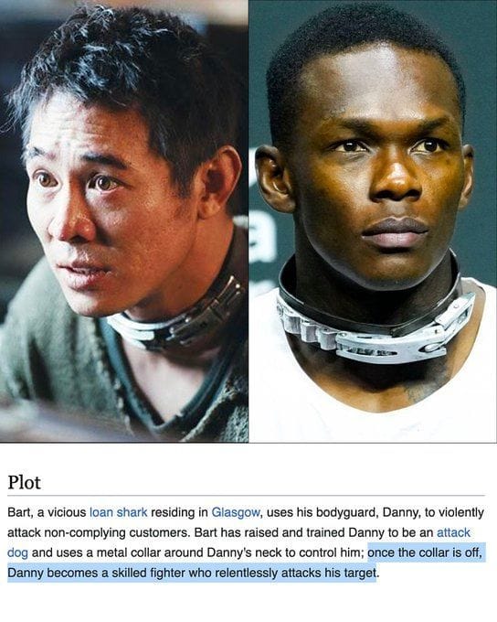 Israel Adesanya Dog Collar: "He’s giving Cejudo a run for his money ...