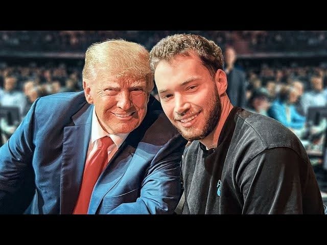 Donald Trump at UFC 287: DJ Akademiks and Adin Ross freak out over ...