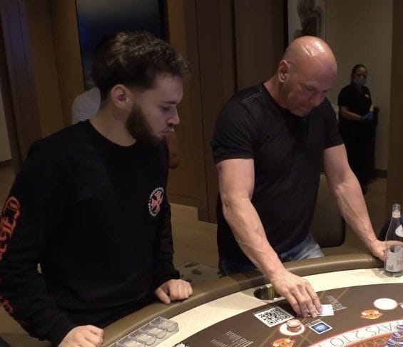 Watch: Dana White pulls up on Adin Ross at casino, both end up playing ...