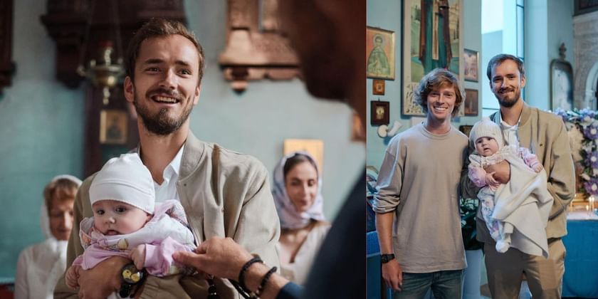 "Godfather Andrey Rublev showing up in ripped jeans" - Tennis fans enamoured by Daniil Medvedev ...