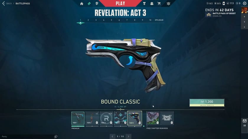 Valorant Episode 6 Act 3: All Battlepass tiers and rewards