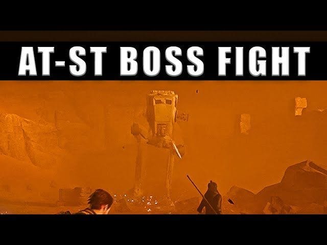 How to defeat AT-ST boss fight in Star Wars Jedi Survivor