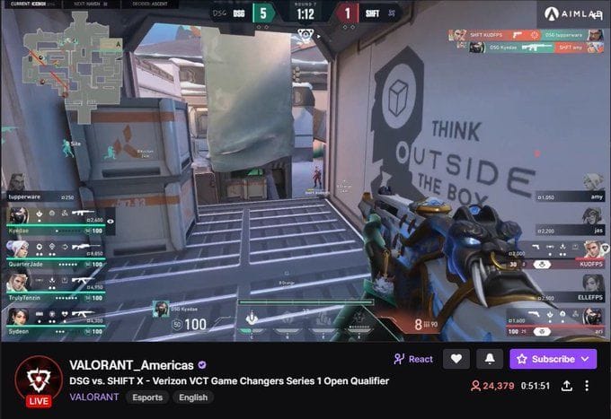 "100K!": Days after receiving backlash, Disguised Toast's Game Changers Valorant team DSG is ...