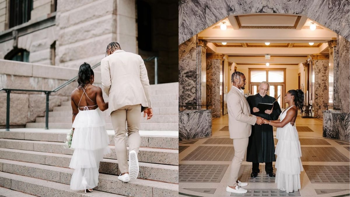In Photos: Simone Biles and Jonathan Owens tie the knot in a dream-like ...