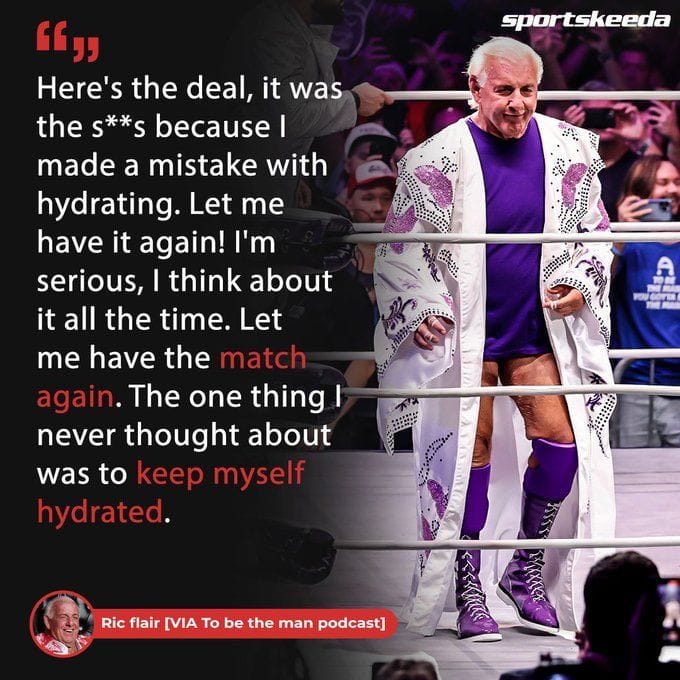 WWE management reportedly not happy with Ric Flair following the Hall ...