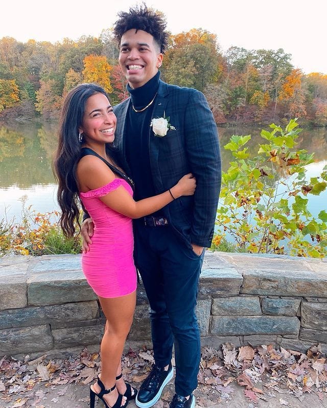 Who are Caleb Williams's parents?