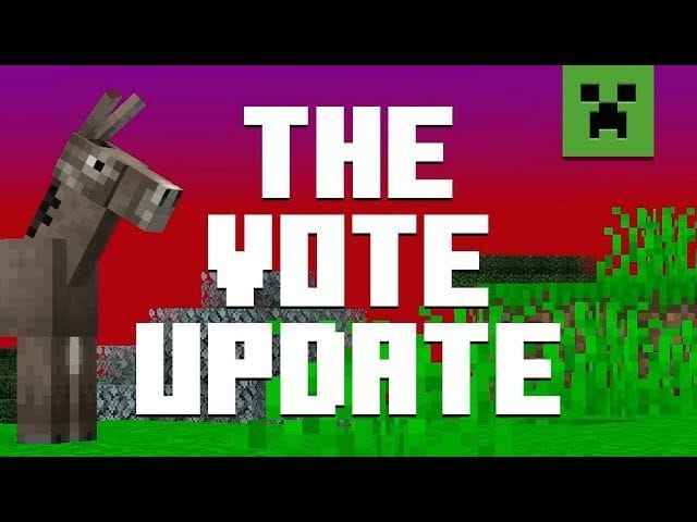 Minecraft reveals The Vote Update for April Fool's Day