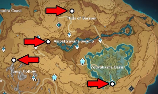 Genshin Impact Search for the Lost Monument Fragments guide: All 4 ...