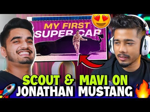 BGMI star Jonathan unveils a new supercar, streamers react